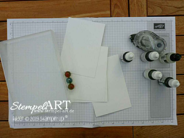 Der zehnte Technik – Blog – Hop: Die Murmeltechnik… | StempelArt