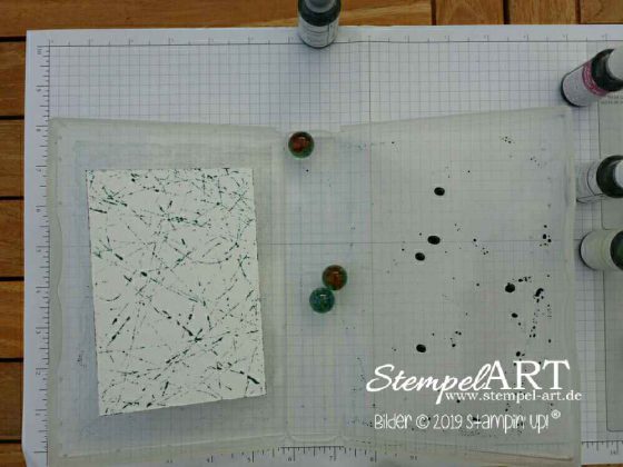 Der zehnte Technik – Blog – Hop: Die Murmeltechnik… | StempelArt